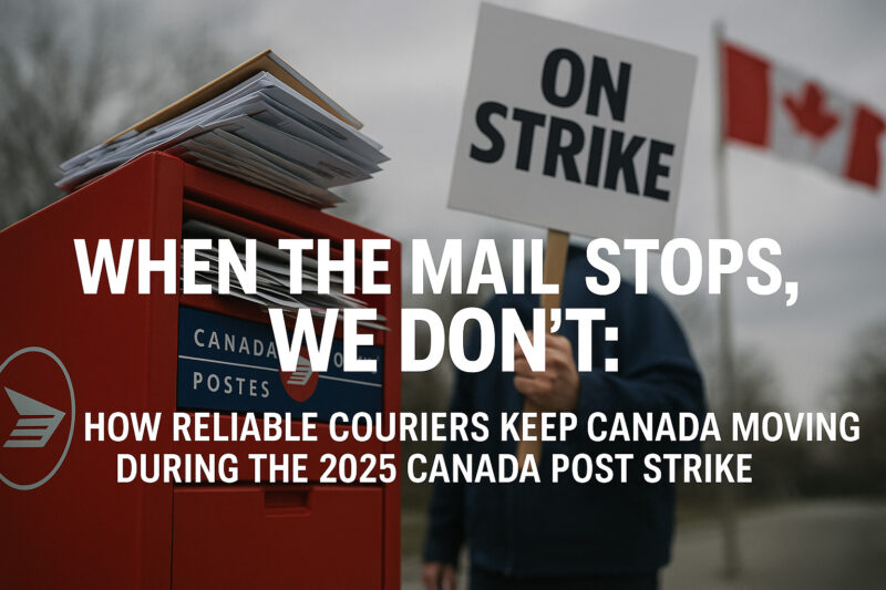 How Couriers Keep Canada Moving During the Canada Post Strike